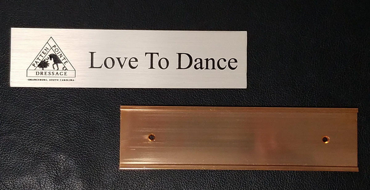 Engraved Plastic Stall Plate - | Wilsun