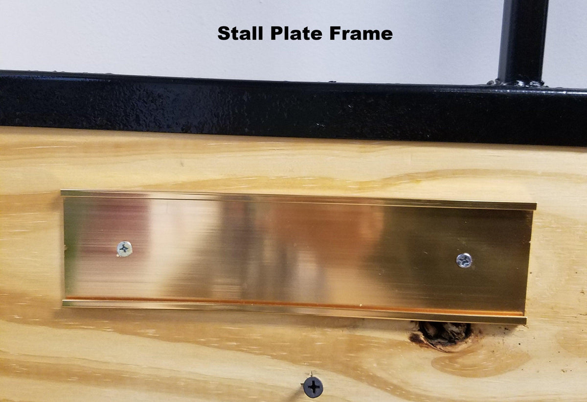 Engraved Plastic Stall Plate - | Wilsun